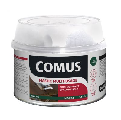 MASTIC MULTI-USAGE (B+D) BLANC 1,5KG - COMUS | Castorama