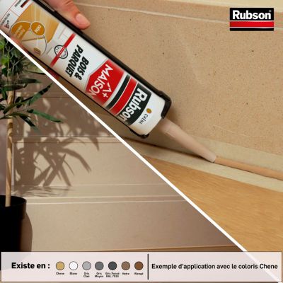 Mastic Rubson parquet gris clair 280ml