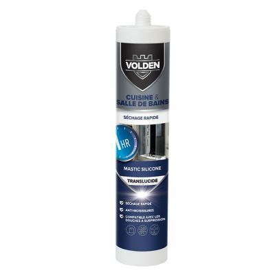 Mastic silicone cuisine et salle de bain Volden Séchage rapide ...