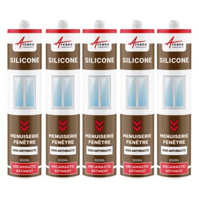Mastic Silicone intérieur extérieur pour fenêtres ARCAMASTIC BATIMENT ...