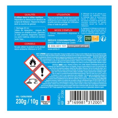 Mastic Sintogel Coat 170 ml sans styrène