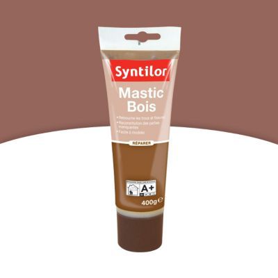 Mastic tube Bois rouge Syntilor 400g | Castorama