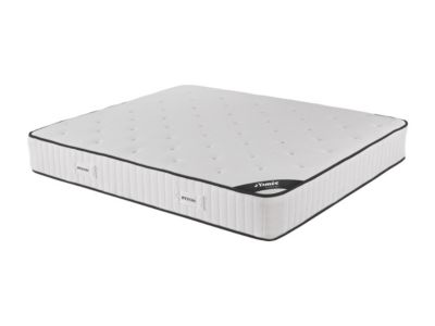 Matelas 160 x 200 cm anti-feu ressorts ensachés et mémoire de forme ép ...