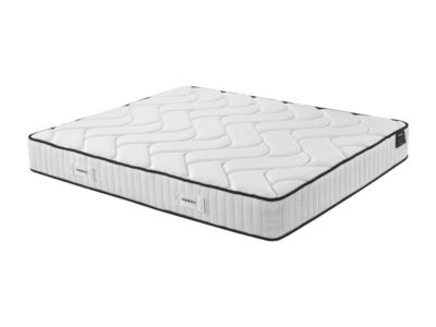 Matelas 180 x 200 cm anti-feu ressorts ensachés 5 zones et mémoire de forme ép.25cm - VERNA de ...