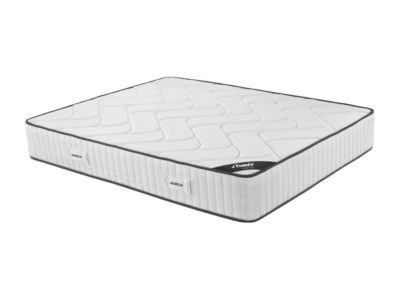Matelas 180 x 200 cm hybride anti-feu ressorts ensachés 7 zones et mémoire de forme ép.30cm ...