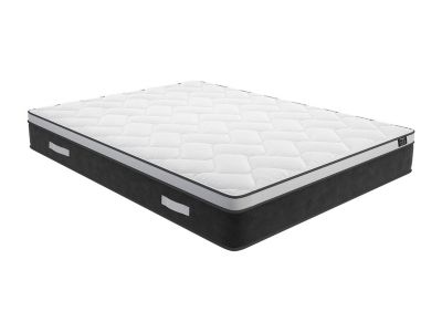 Matelas 180 x 200 cm hybride ressorts ensachés et mémoire de forme ép.25cm - ASTRIA Art ...