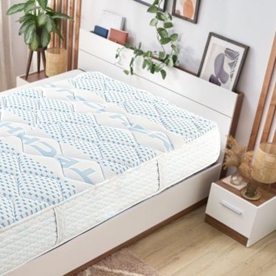 Matelas NELY, réversible en mousse 90 x 190 cm,face été/hiver, mémoire ...