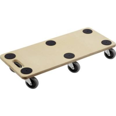 Meister Werkzeuge - Chariot de transport en bois, plateau 680 x 290 mm ...