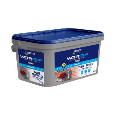 Membrane d'étanchéité Bostik Waterstop - direct sans primaire Gris 6 kg ...