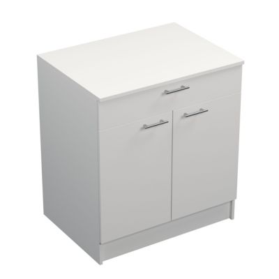 Meuble Bas De Cuisine 2 Portes Et 1 Tiroir Avec Plan De Travail