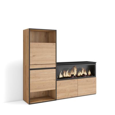 Meuble à Chaussures, 167x35x145 cm, Chambre à coucher, pièce, Cheminée ...