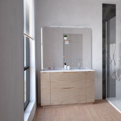 Meuble Salle De Bain Bois Castorama