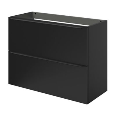 Meuble sous vasque suspendu faible profondeur l.80 x H.60 x P.36 cm ...