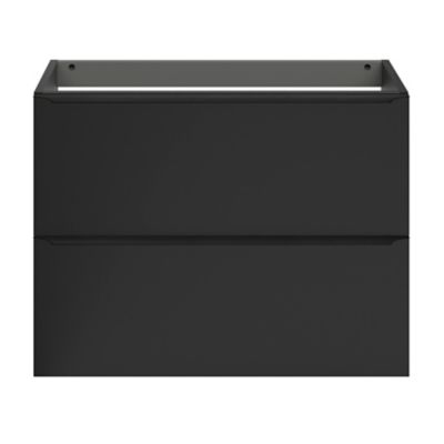 Meuble sous vasque suspendu faible profondeur l.80 x H.60 x P.36 cm ...