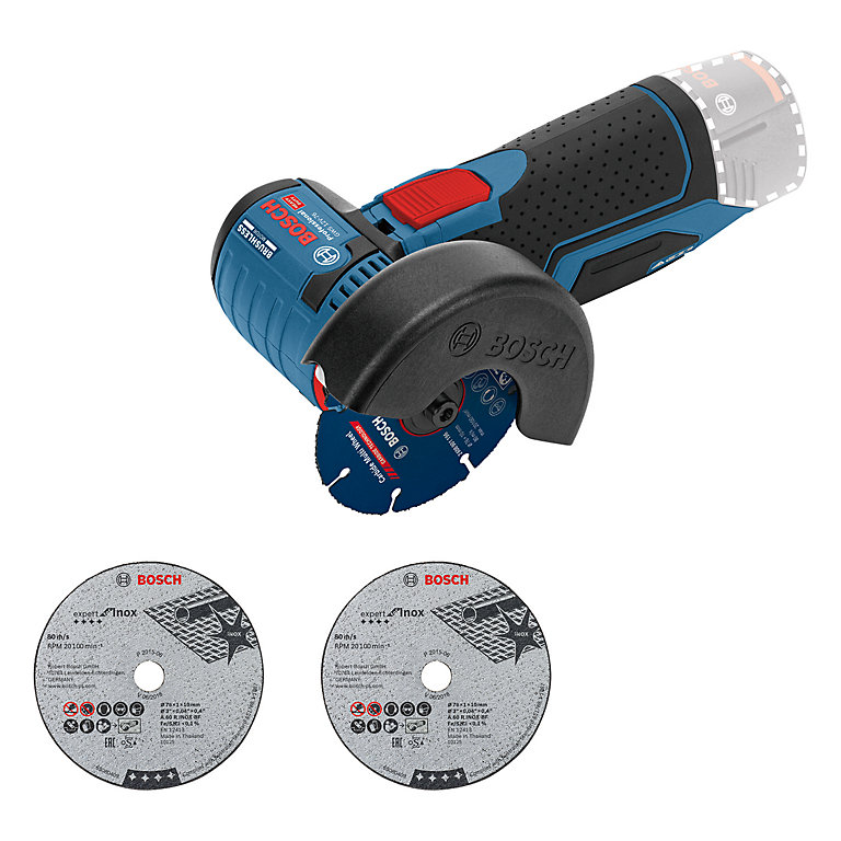 Meuleuse d'angle sans fil Bosch Professional GWS 12-76 V-EC 12V (sans ... Meuleuse d'angle sans fil Bosch Professional GWS 12-76 V-EC 12V (sans ...