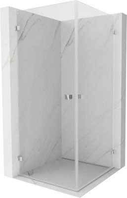 Mexen Lunar-B Duo cabine de douche pivotante 80 x 80 cm, transparent ...