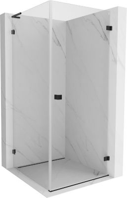 Mexen Lunar-B L cabine de douche battante droite 100 x 100 cm ...