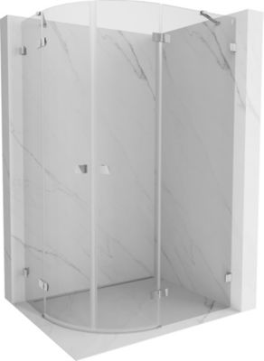 Mexen Lunar cabine de douche semi-circulaire pivotante droite 80 x 70 ...