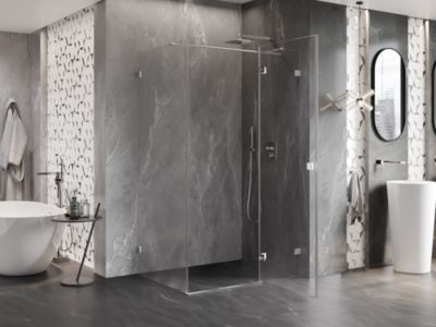 Mexen Lunar T cabine de douche pivotante droite 135 x 90 cm ...