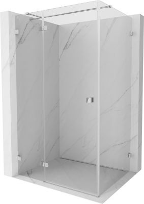 Mexen Lunar T cabine de douche pivotante gauche 125 x 80 cm ...