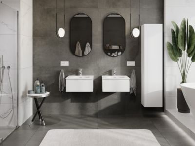 Mexen Orio meuble de salle de bain 50 cm avec lavabo Vela, 1 tiroir ...