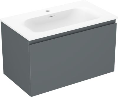Mexen Orio meuble de salle de bains 80 cm avec lavabo Vela, 1 tiroir ...
