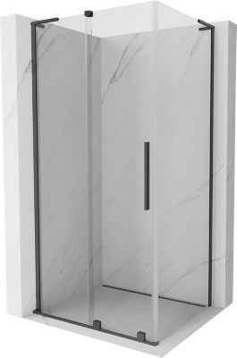 Mexen Velar L cabine de douche coulissante 100 x 75 cm, transparent ...