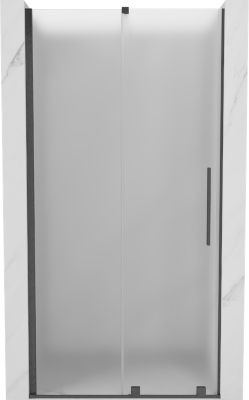 Mexen Velar porte de douche coulissante 100 cm, givre, gun gris brossé ...
