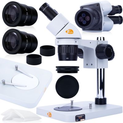 Microscope Stéréoscopique Binoculaire Ganimedes S MSGS-B-PS1 - Zoom 20 ...