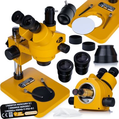 Microscope Trinoculaire 7-45x avec Caméra HDMI/VGA - Zoom Optique, LED ...