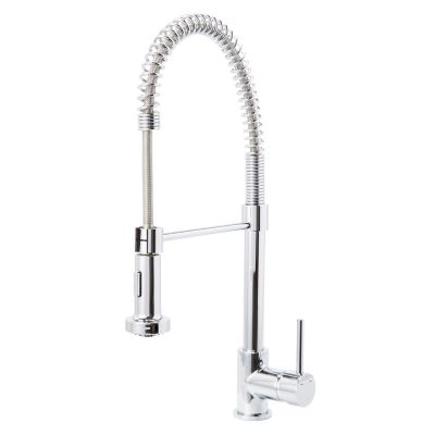 Mitigeur de cuisine avec douchette chromé Barbon | Castorama