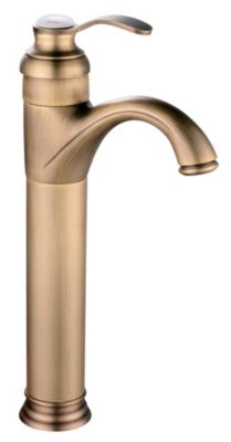 Mitigeur de lavabo vieux bronze Edouard Rousseau Byron