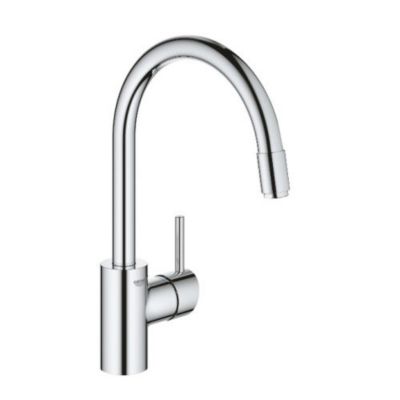 Mitigeur évier CONCETTO bec haut avec mousseur extractible - GROHE ...
