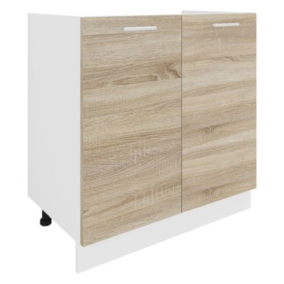 Mobilier de cuisine submergé Esilo H. 82 x L. 80 x P. 46 cm Blanc ...