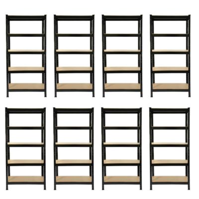 Monster Racking 8 Rayonnages T-Rax en Acier Sans Boulons Noirs 75cm x ...