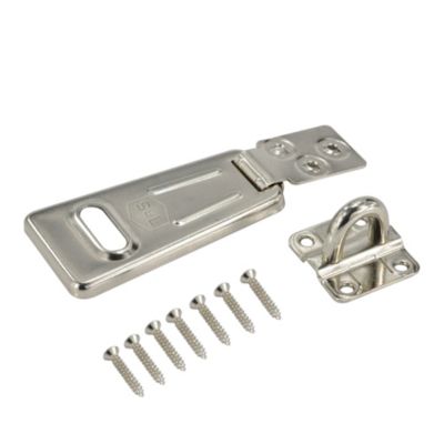 Moraillon et cadenas en acier galvanisé Moraillon Smith & Locke 90mm ...
