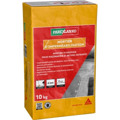 Mortier d'imperméabilisation 10 kg Parexlanko