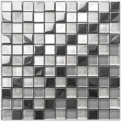 Mosaïque en verre sur filet pour salle de bain ou cuisine 30 cm x 30 cm ...