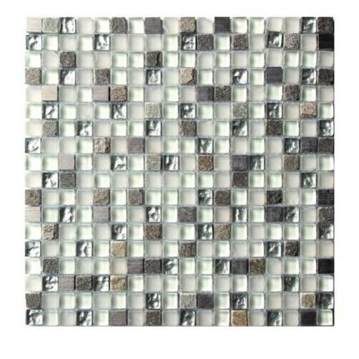 Mosaïque blanche 30 x 30 cm Benito | Castorama