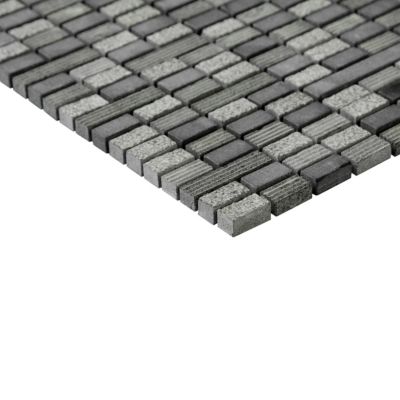 Mosaïque Crillo gris 30 x 30 cm GoodHome