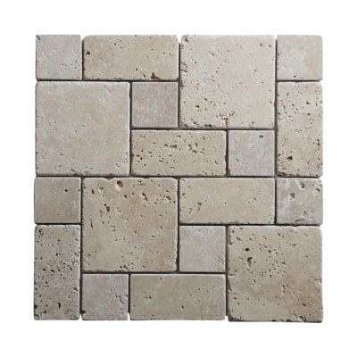 Mosaïque mini blanche 30 x 30 cm Cuma | Castorama