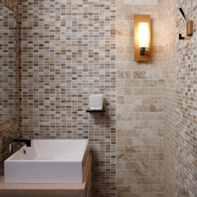 Mosaïque mur et sol Griffe multicolore 30,5 x 30,5 cm | Castorama