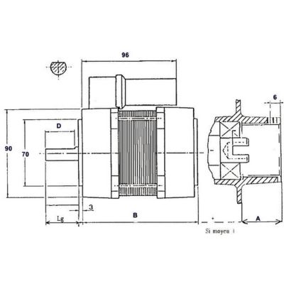 Moteur AACO 60.2.75.32M- DIFF - 702105