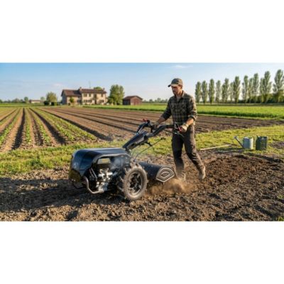Motoculteur thermique Agricole 18CV 500cc 4T Démarrage électrique ...