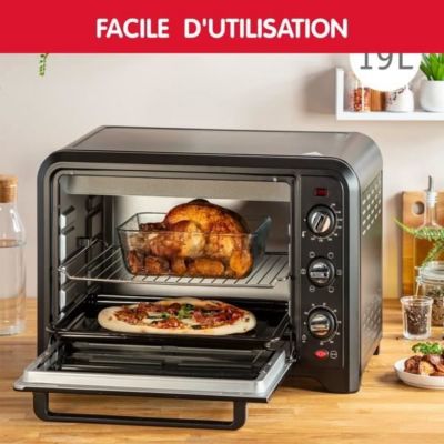 Moulinex Optimo 19L Four Electrique posable, Chaleur tournante, 6 Modes ...