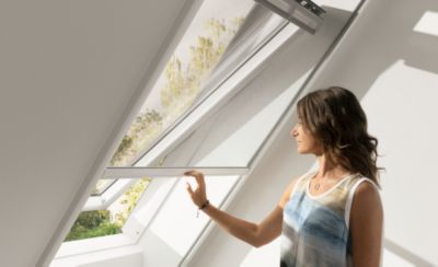 Moustiquaire pour fenêtre de toit gris anthracite Velux ZIL MK10 H.160 ...