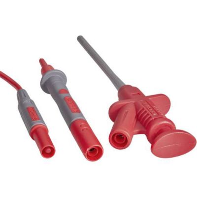MS-6 Set de cordons de mesure de sécurité VOLTCRAFT, banane mâle 4 mm ...