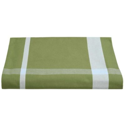 Nappe en coton bio La nonna pistacchio 160x250 cm