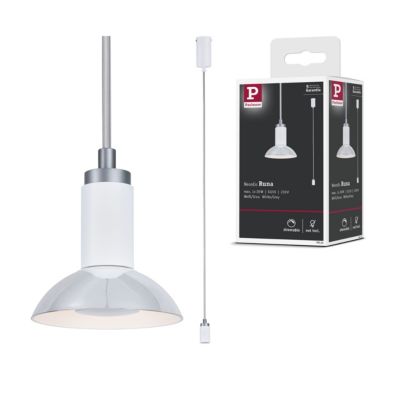 Neordic Luminaire en suspension Runa GU10 max. 20W Blanc Gris gradable