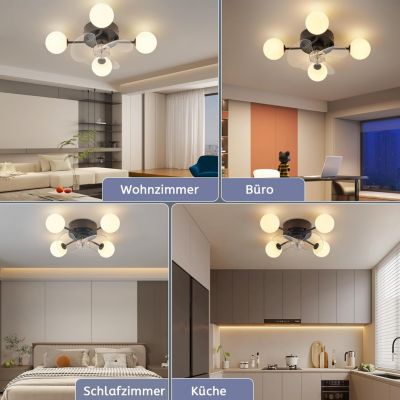 NETTLIFE Ventilateur de Plafond G9 Silencieux Mode Été Hiver ...